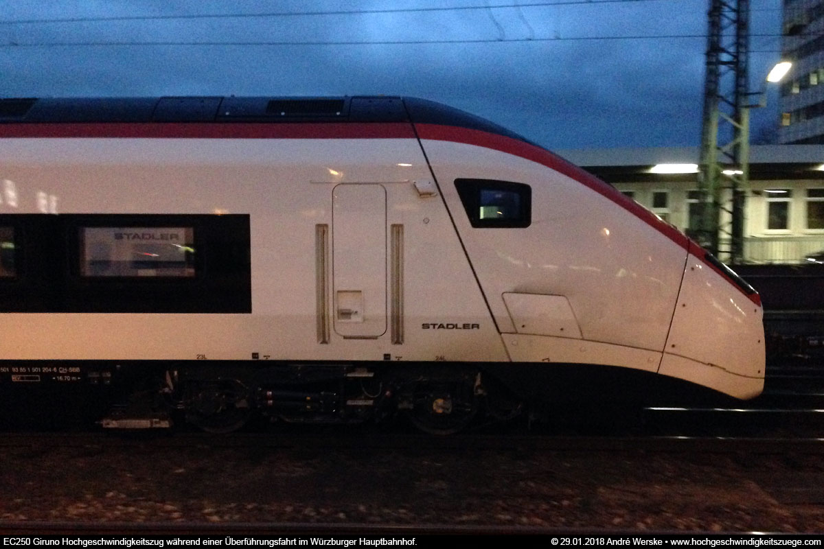 EC250 Giruno Hochgeschwindigkeitszug von Stadler