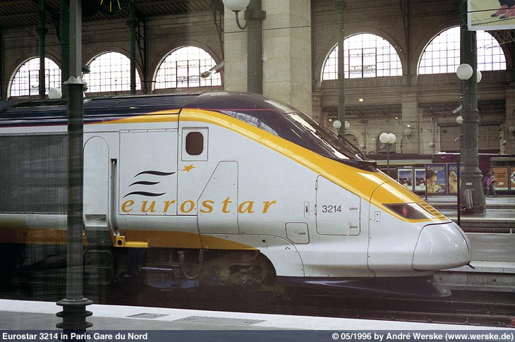 Eurostar - Fotos vom internationalen Hochgeschwindigkeitszug