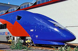 Automotrice à Grande Vitesse (AGV) von Alstom in Frankreich