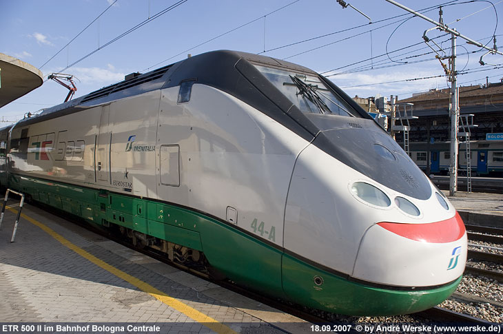 ETR 500 Politensione Fotos vom Hochgeschwindigkeitszug