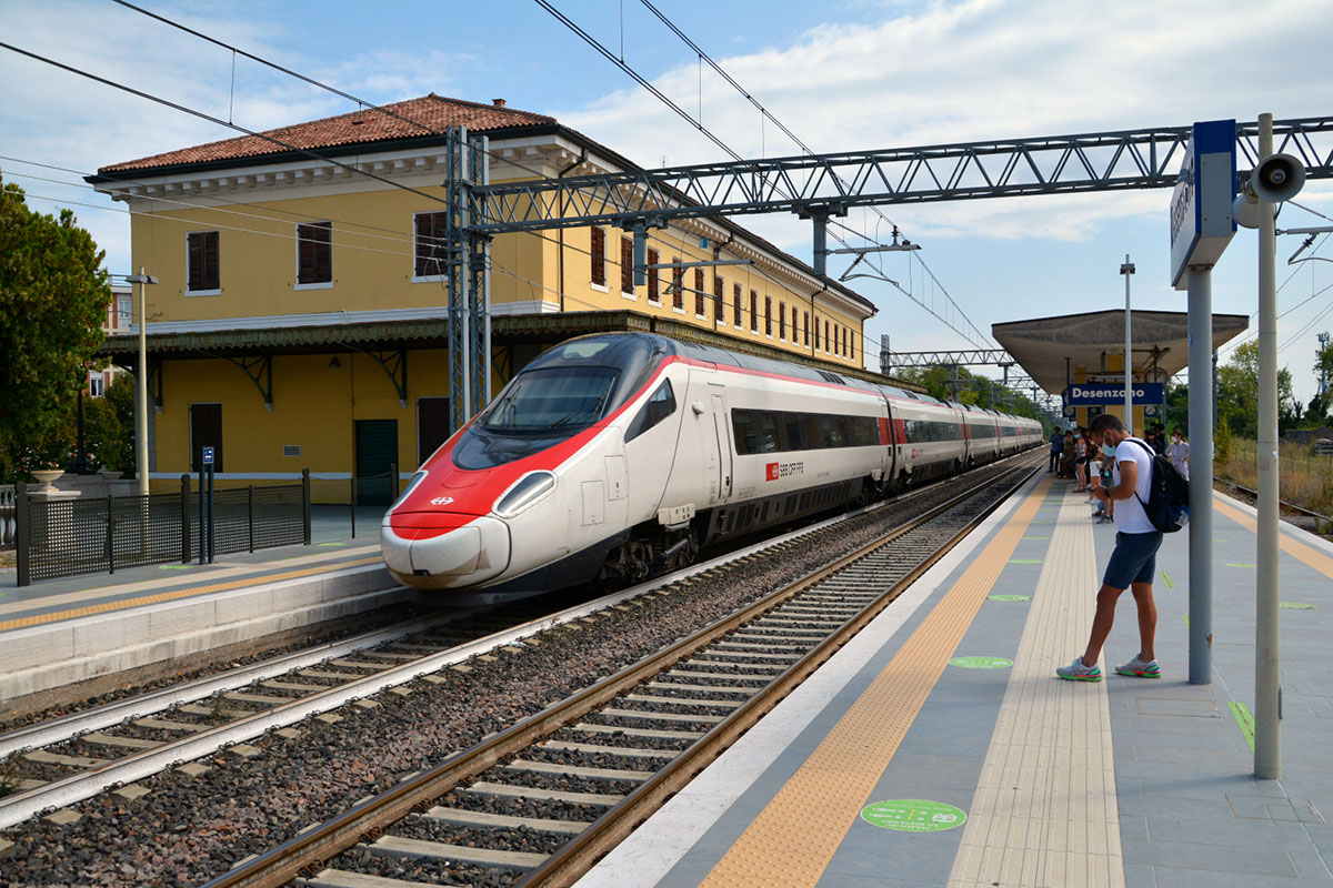 ETR 610 (RABe 503) Astoro in Desenzano. © 06.09.2021 Matthias Kümmel